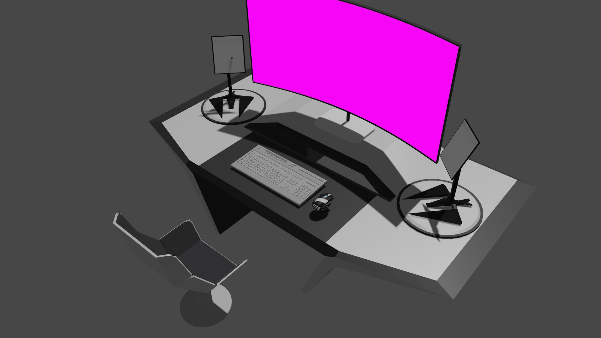 3D Model Sci-Fi Workstation - TurboSquid 1960863