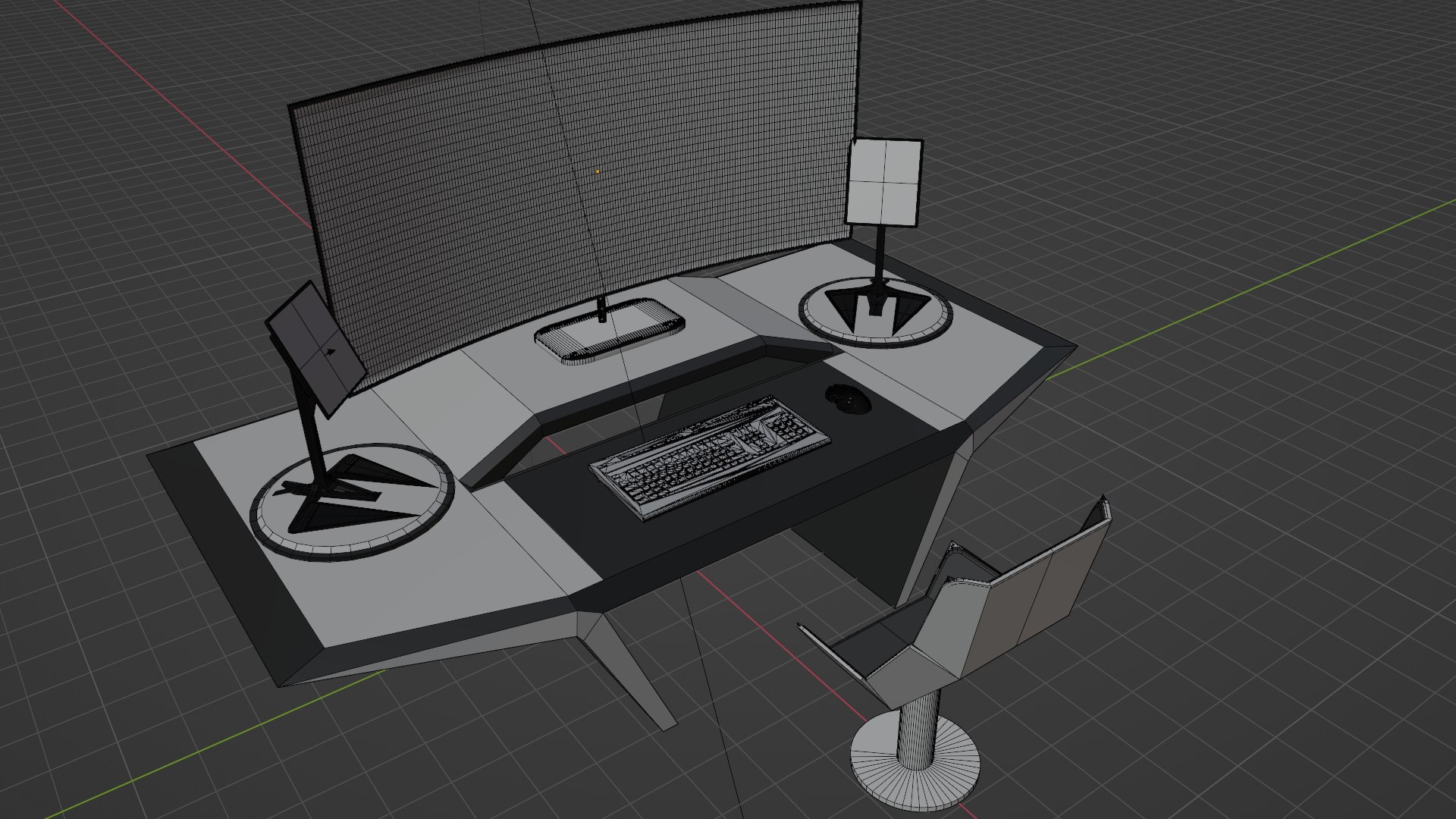 3D Model Sci-Fi Workstation - TurboSquid 1960863