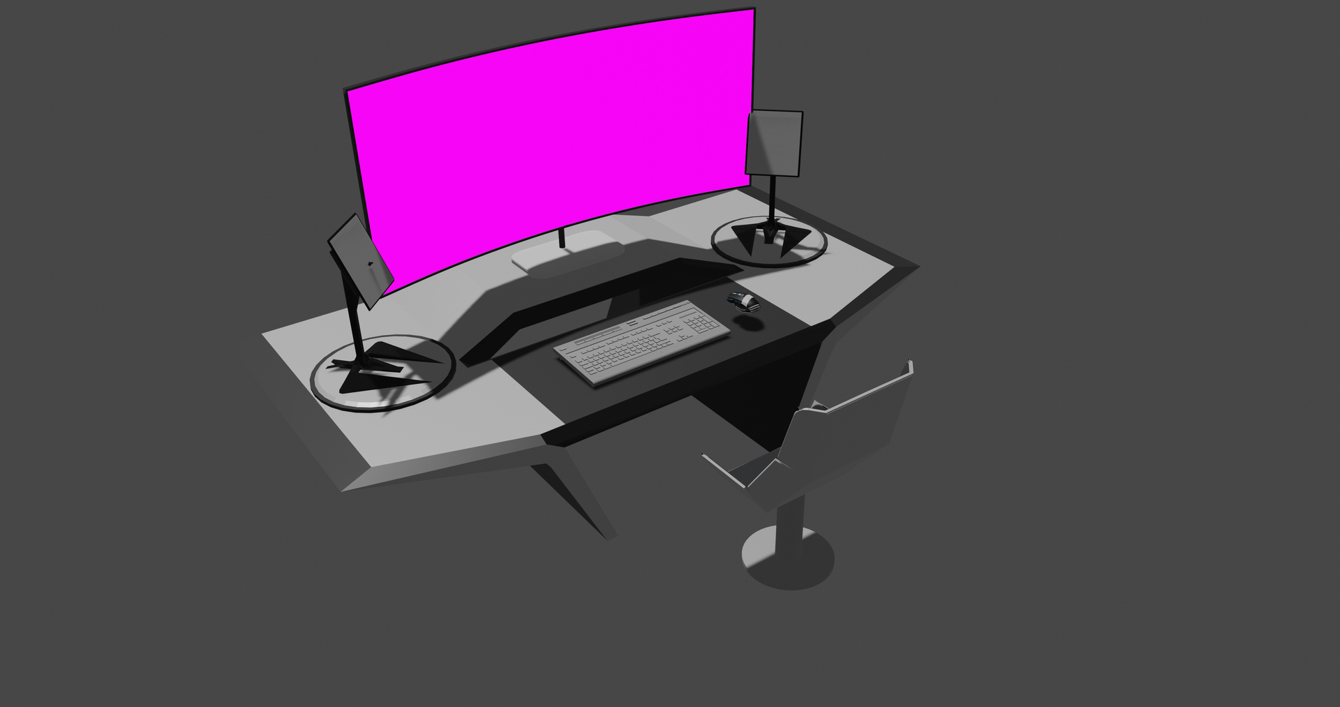 3D Model Sci-Fi Workstation - TurboSquid 1960863