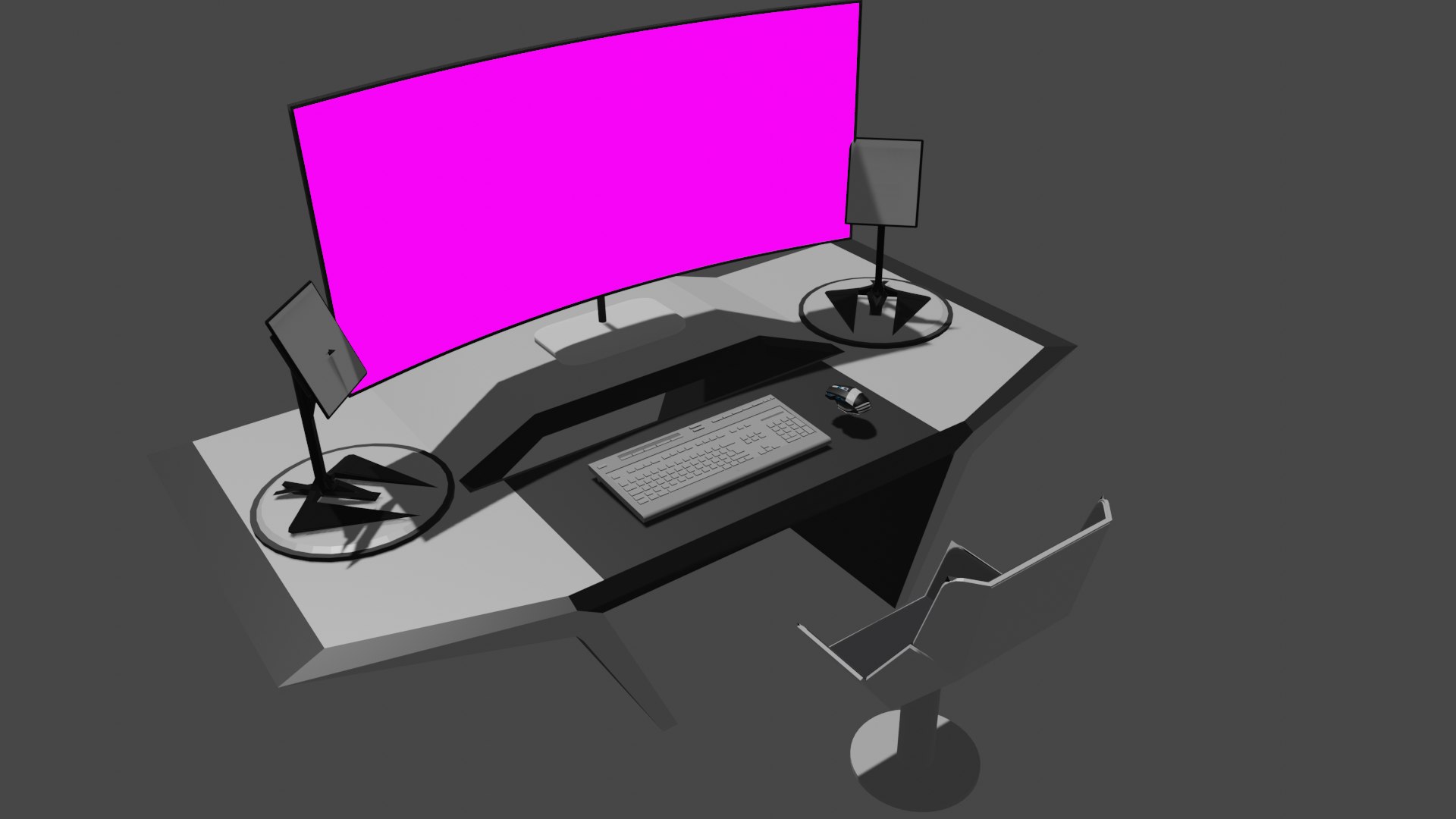 3D Model Sci-Fi Workstation - TurboSquid 1960863