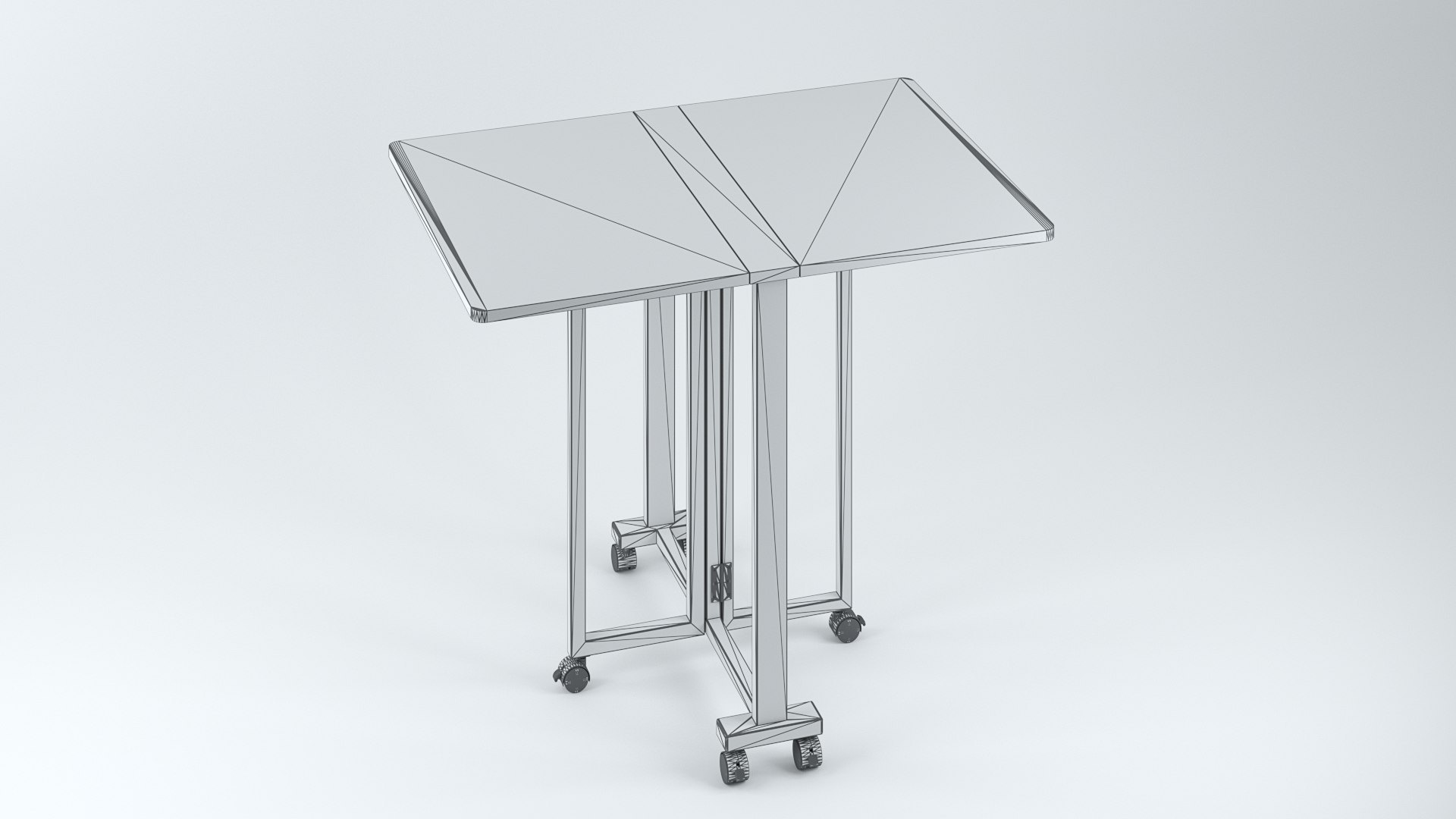 3D Foldable Dining Table - TurboSquid 2419745