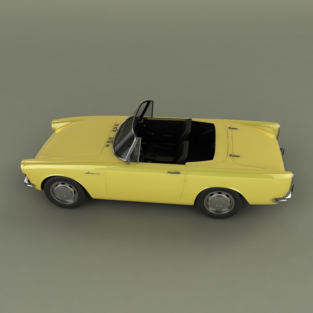 Sunbeam Alpine Series 4 3d Model