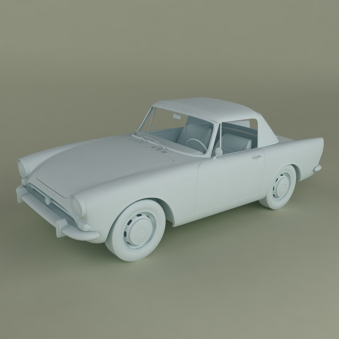 Sunbeam Alpine Series 4 3d Model