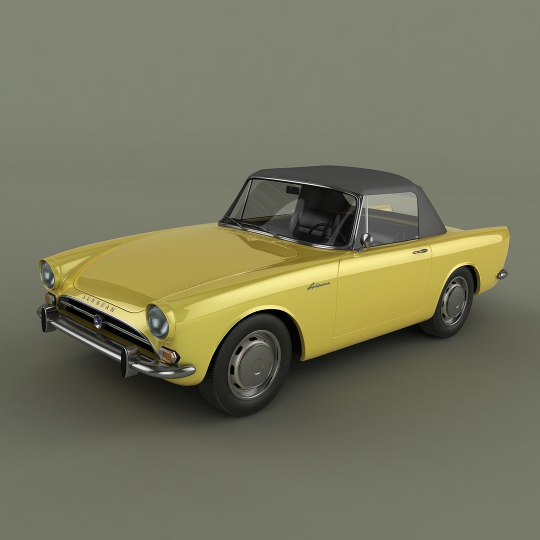 Sunbeam Alpine Series 4 3d Model