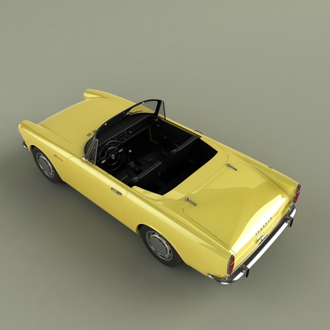 Sunbeam Alpine Series 4 3d Model