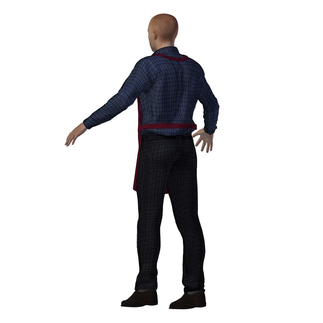 Butcher 3D Model - TurboSquid 1393726