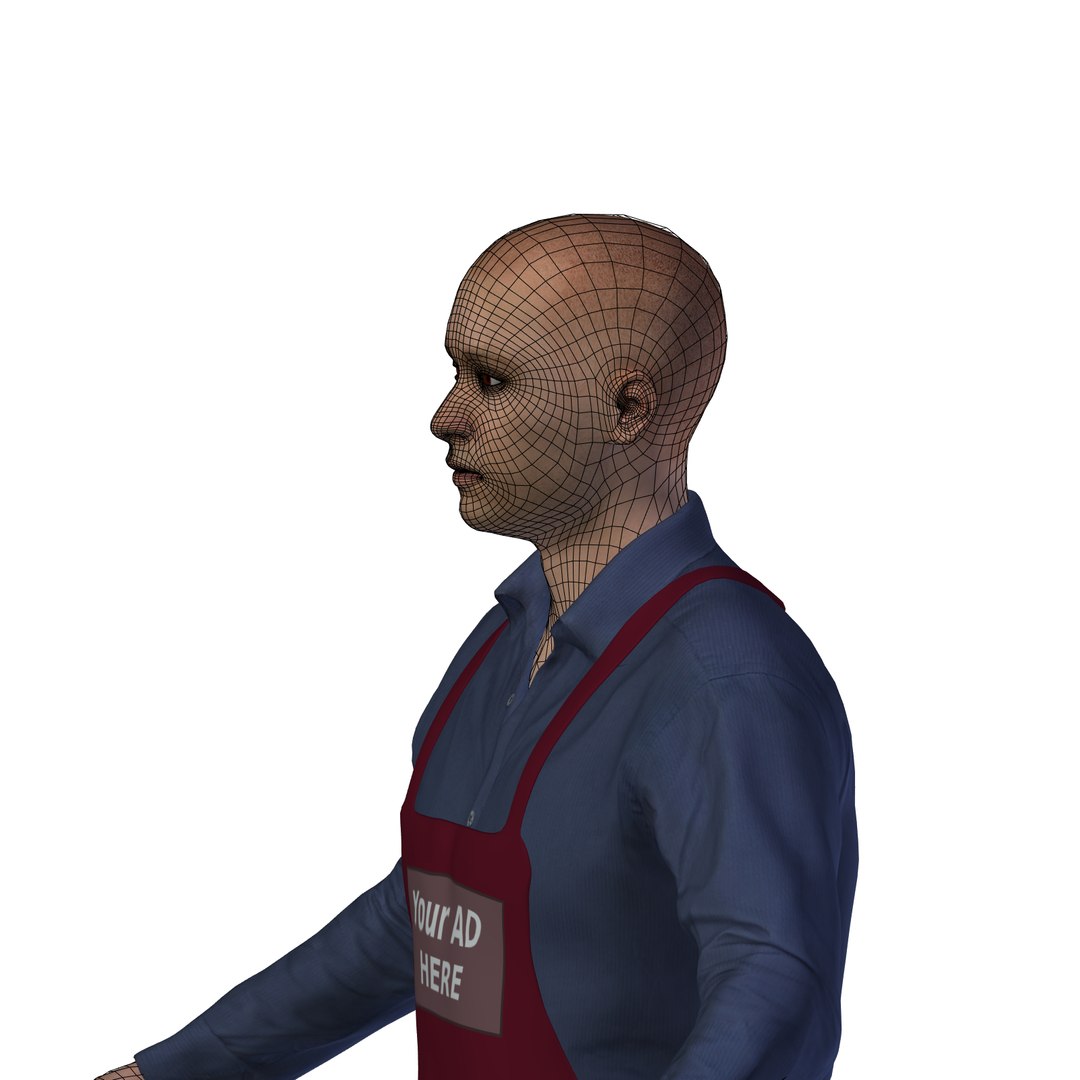 Butcher 3D Model - TurboSquid 1393726