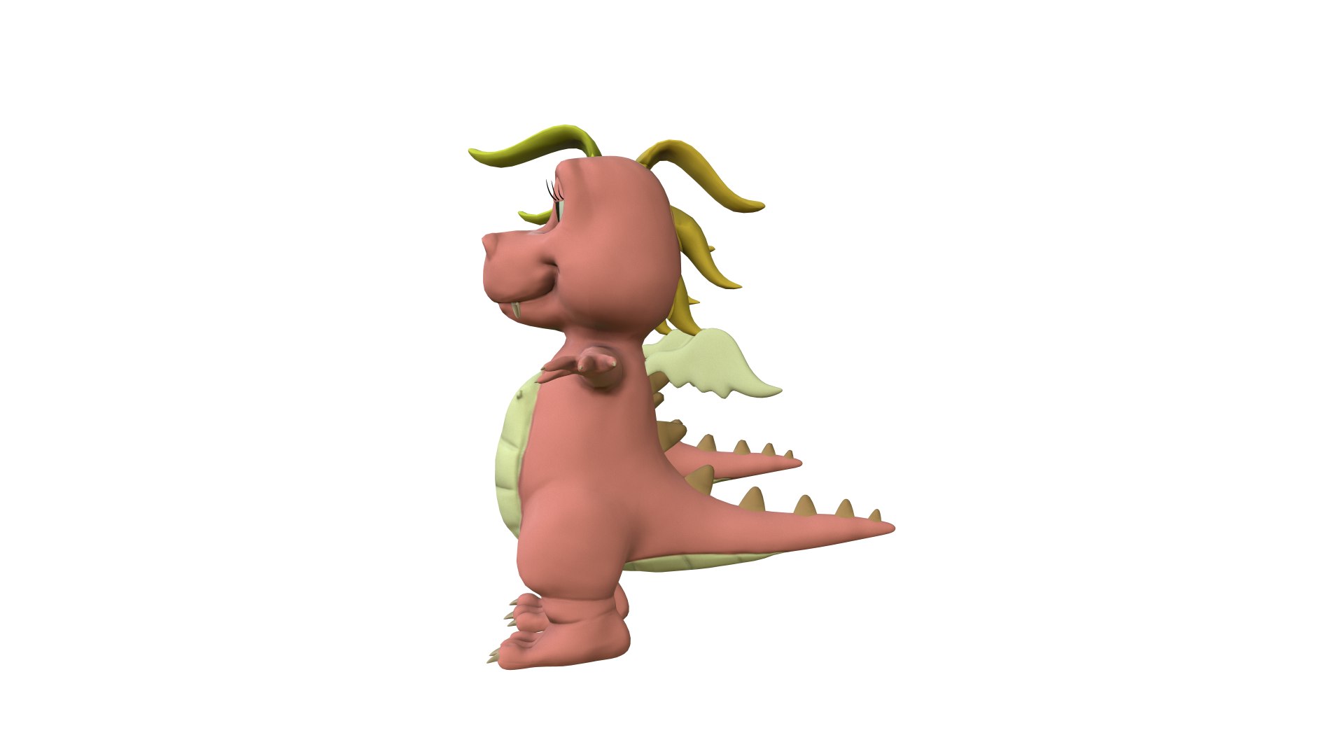 Dragon Cartoon Ar 3D Model - TurboSquid 1603749
