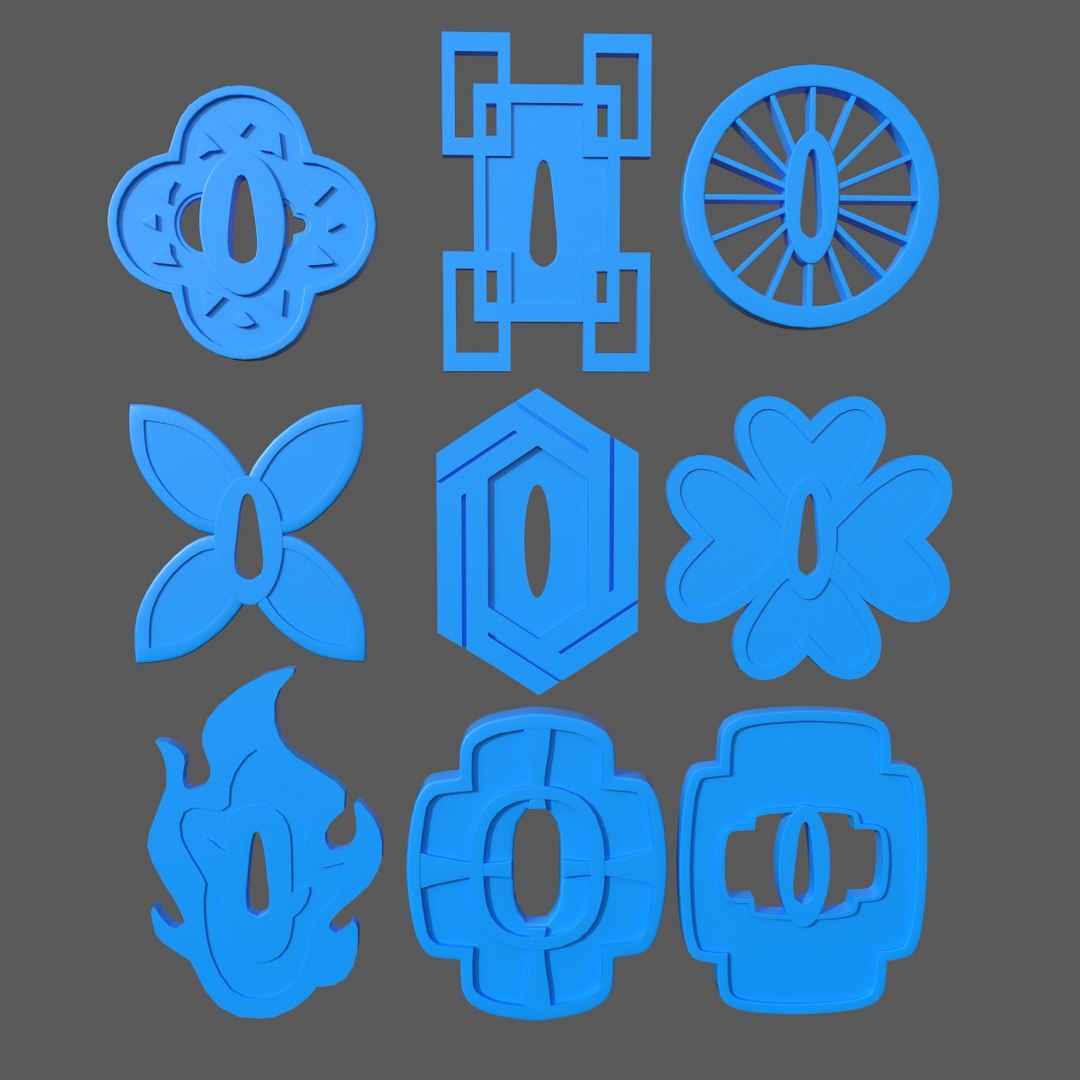 modèle 3D de Demon Slayer Nichirin Tsuba 3D Printing - TurboSquid 2016545