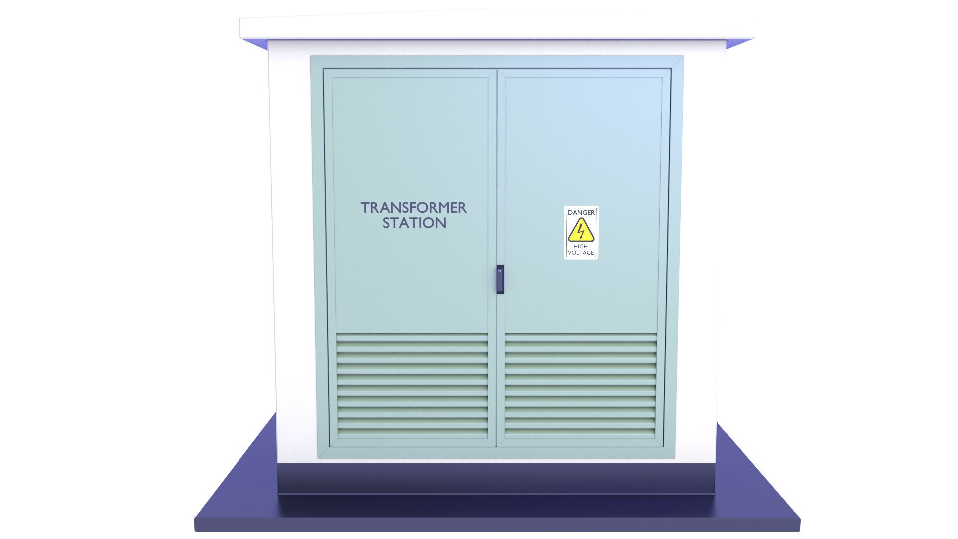 3D HV MV Transformer Station 27 - TurboSquid 2395689