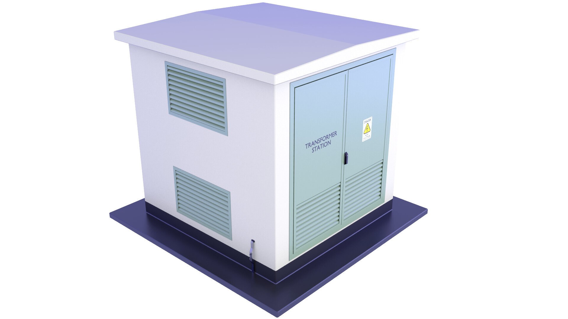 3D HV MV Transformer Station 27 - TurboSquid 2395689