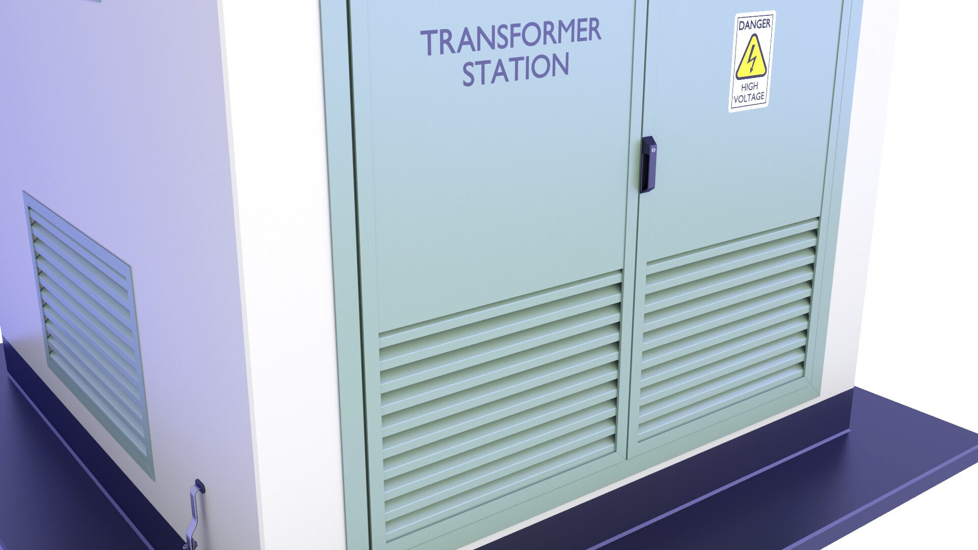 3D HV MV Transformer Station 27 - TurboSquid 2395689