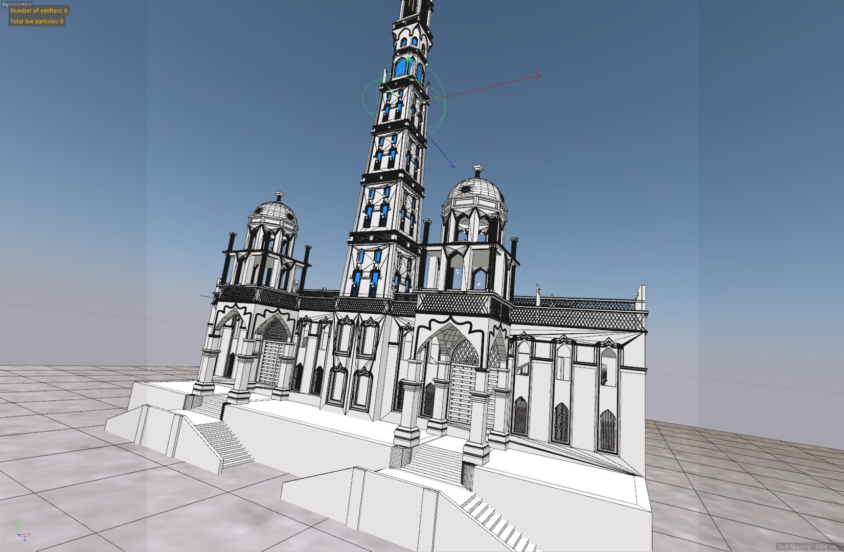 Al-muhdhar Mosque 3D Model - TurboSquid 1352721
