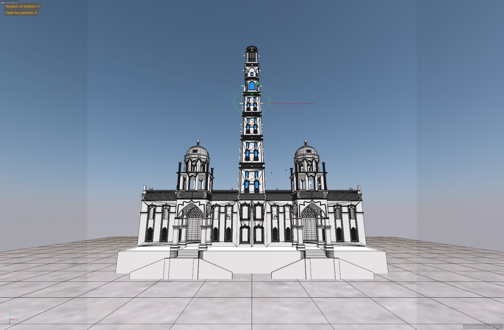 Al-muhdhar Mosque 3D Model - TurboSquid 1352721