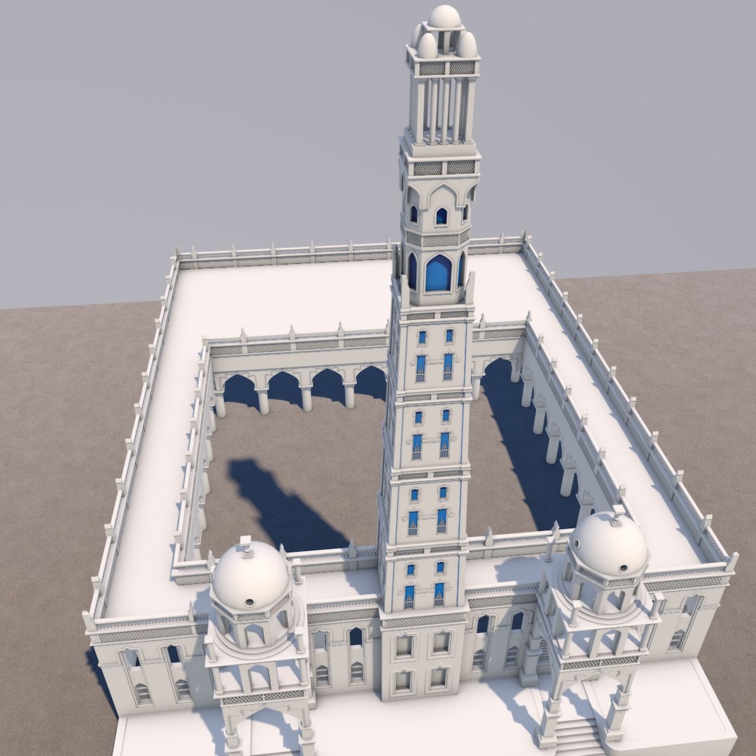 Al-muhdhar Mosque 3D Model - TurboSquid 1352721