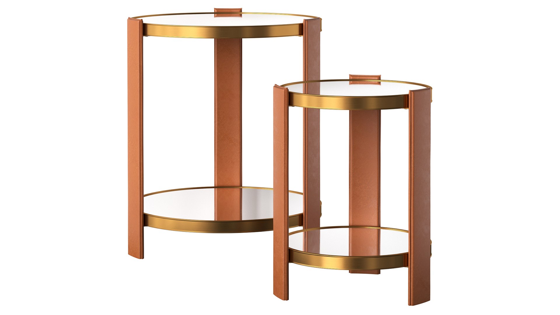 3D Ralph Lauren Home Dalton Set Of 2 Song Side Tables - TurboSquid 2364996