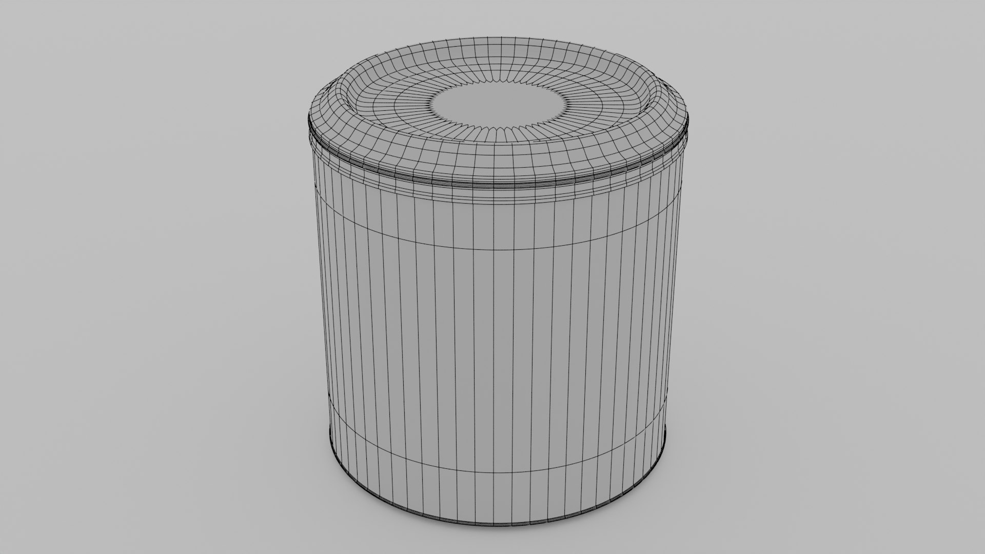 Slim Flat Round Cake Cheesecake Tin Can 3D Model - TurboSquid 1984580