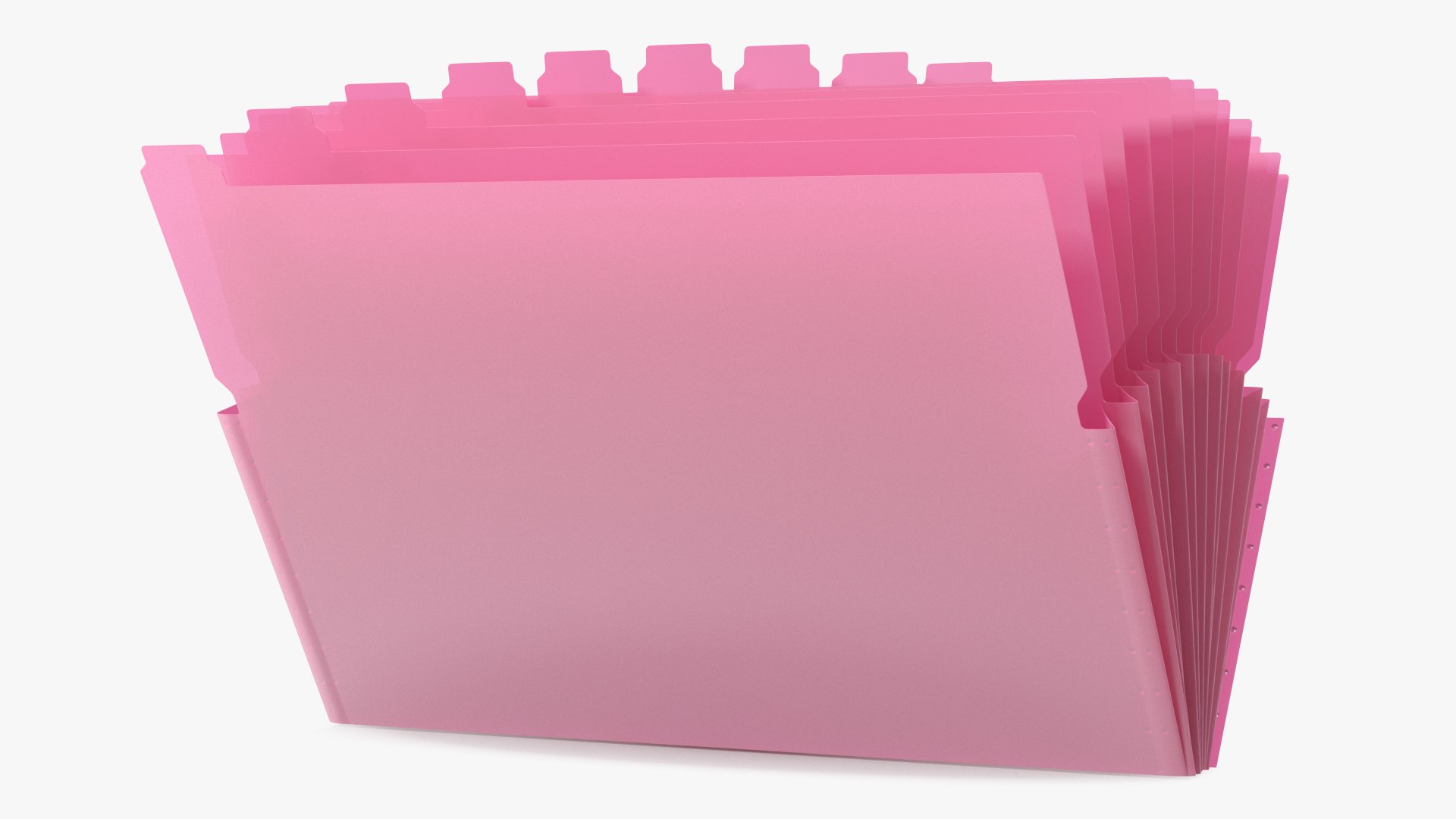 Pocket File Folders Open Pink 3D Model - TurboSquid 1805438