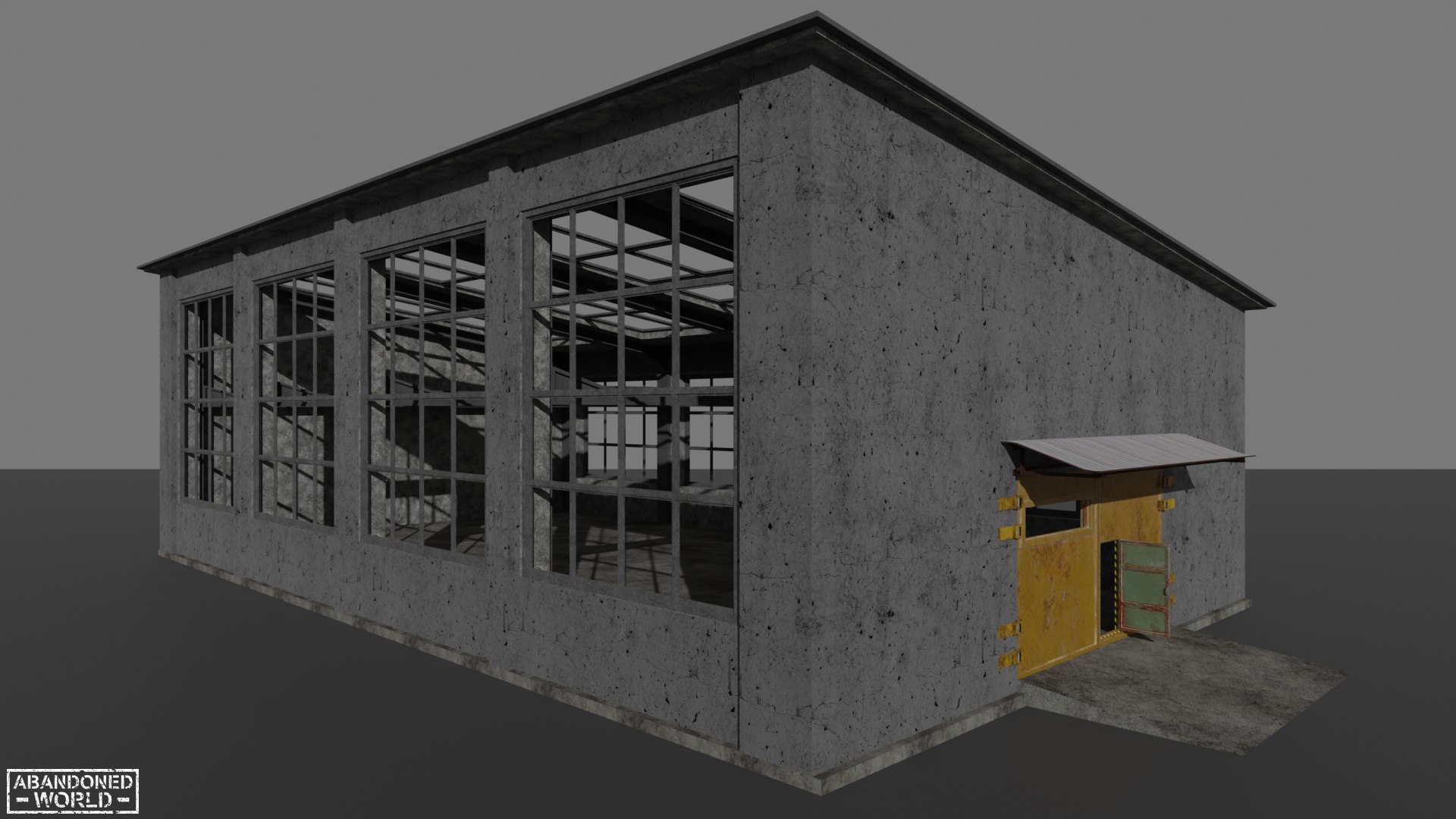 Big Industrial Warehouse 3D Model - TurboSquid 2315003