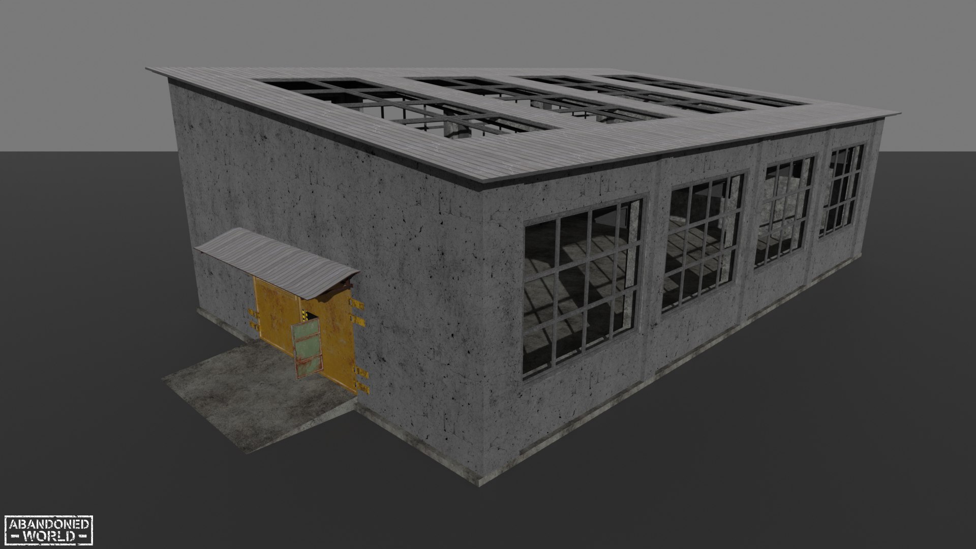 Big Industrial Warehouse 3D Model - TurboSquid 2315003