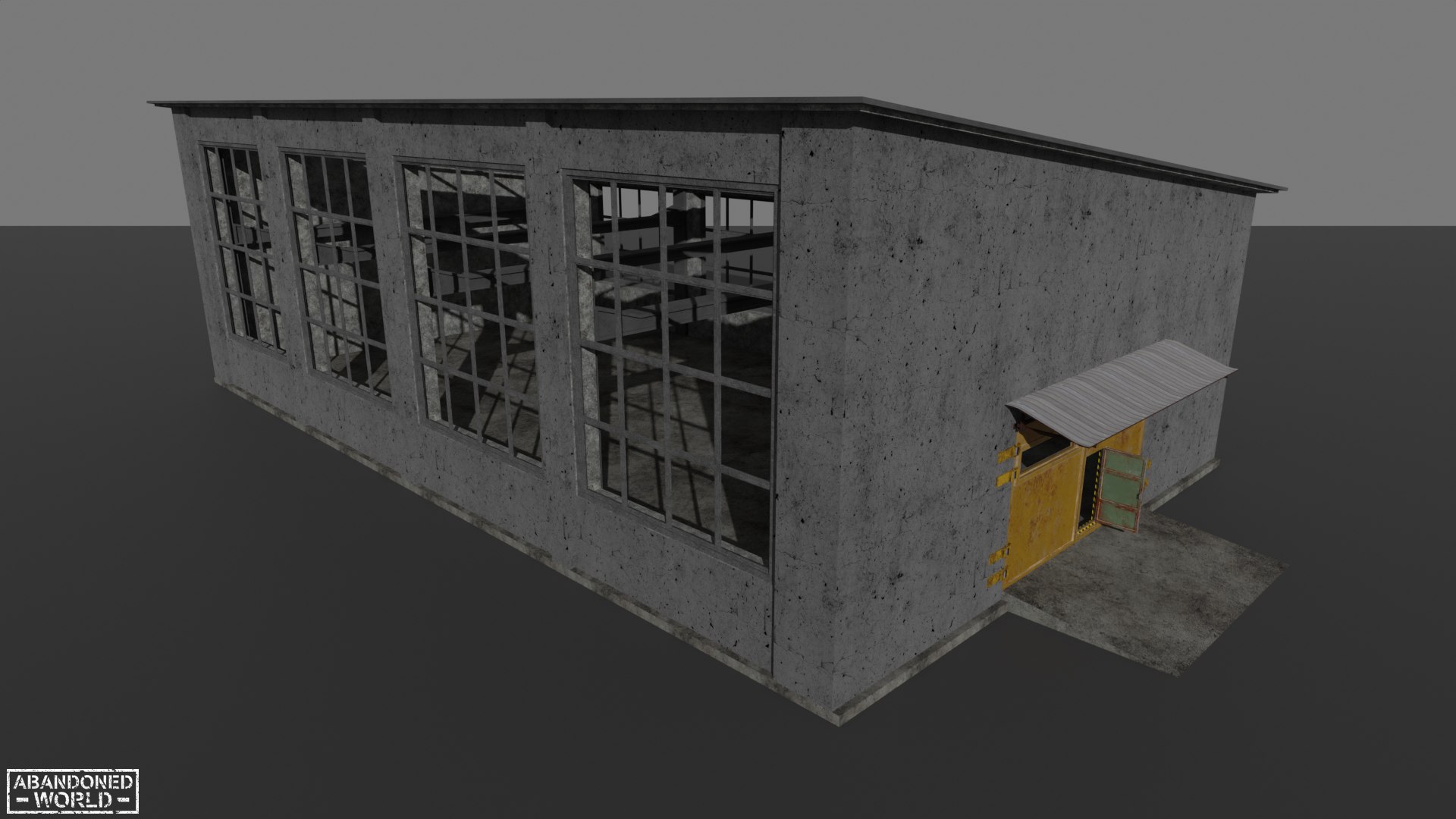 Big Industrial Warehouse 3D Model - TurboSquid 2315003