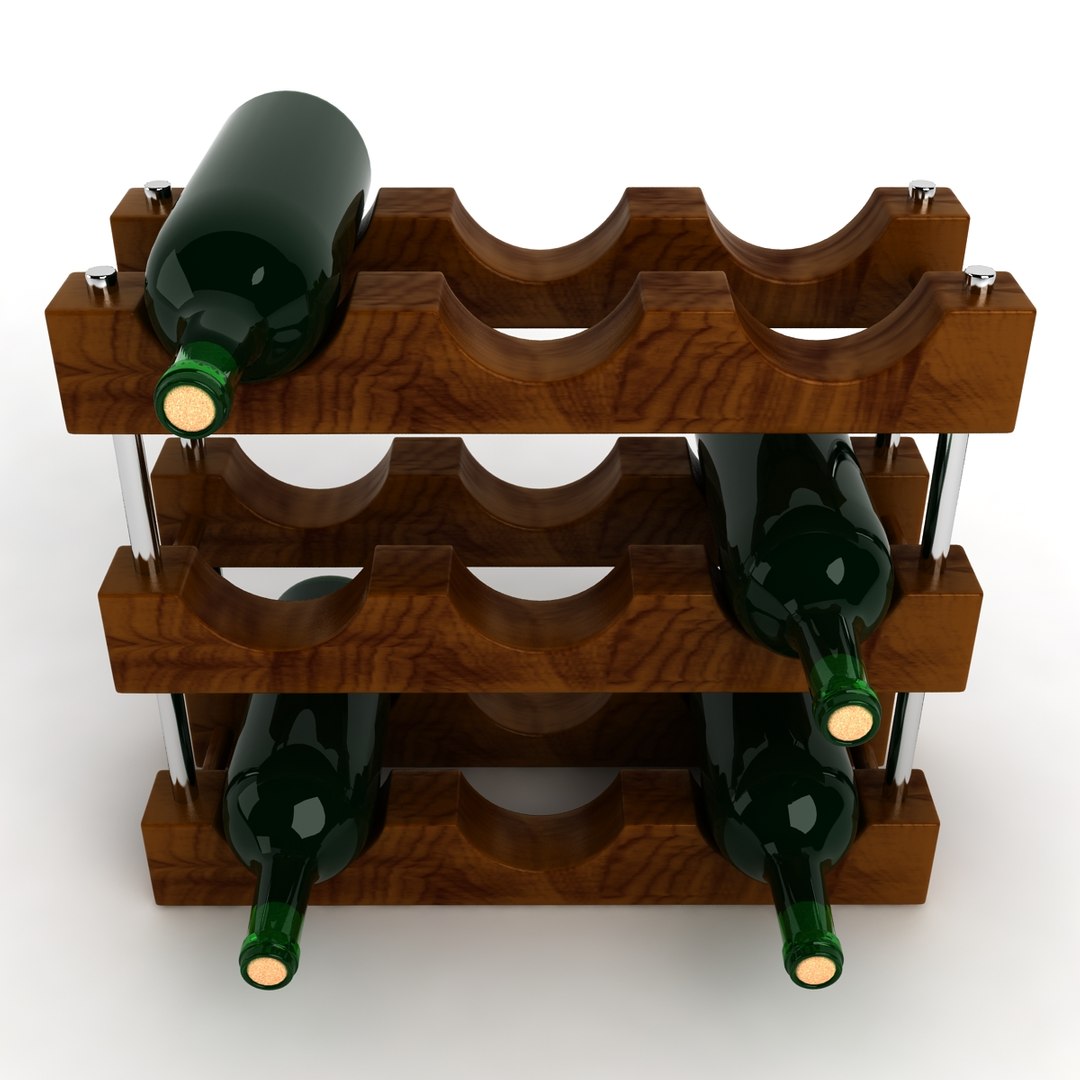 3d wine rack
