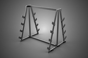 Download Free & Premium Barbell Rack 3D Models | TurboSquid