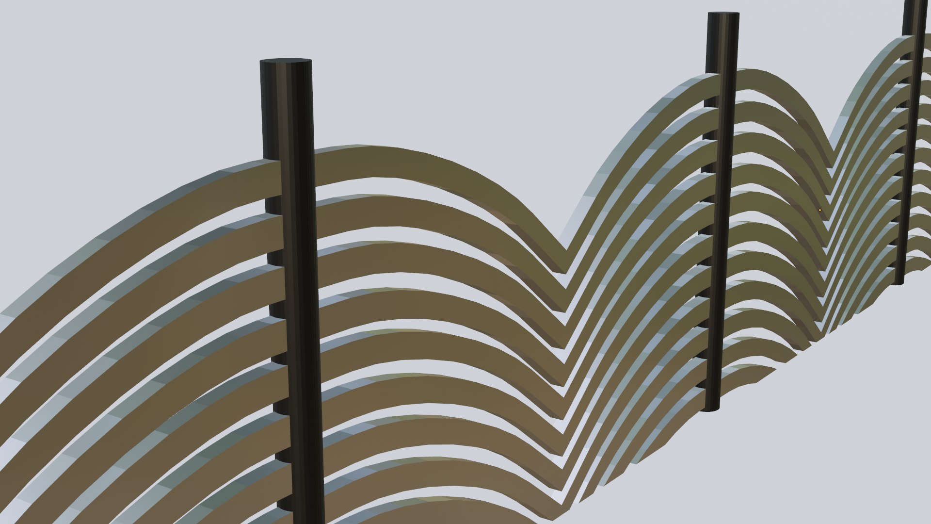 3D Iron Fence Model - TurboSquid 1755805