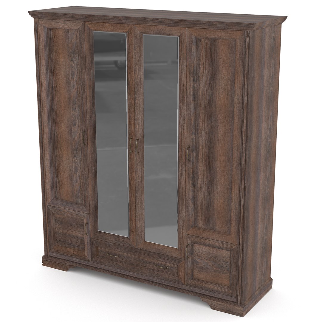 3D Wardrobe Bedroom STYLUS model - TurboSquid 1919309