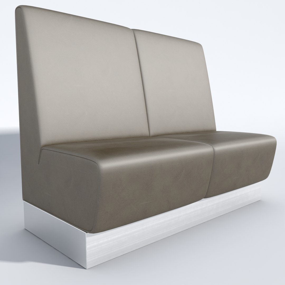 3d Model Booth Seating Aura