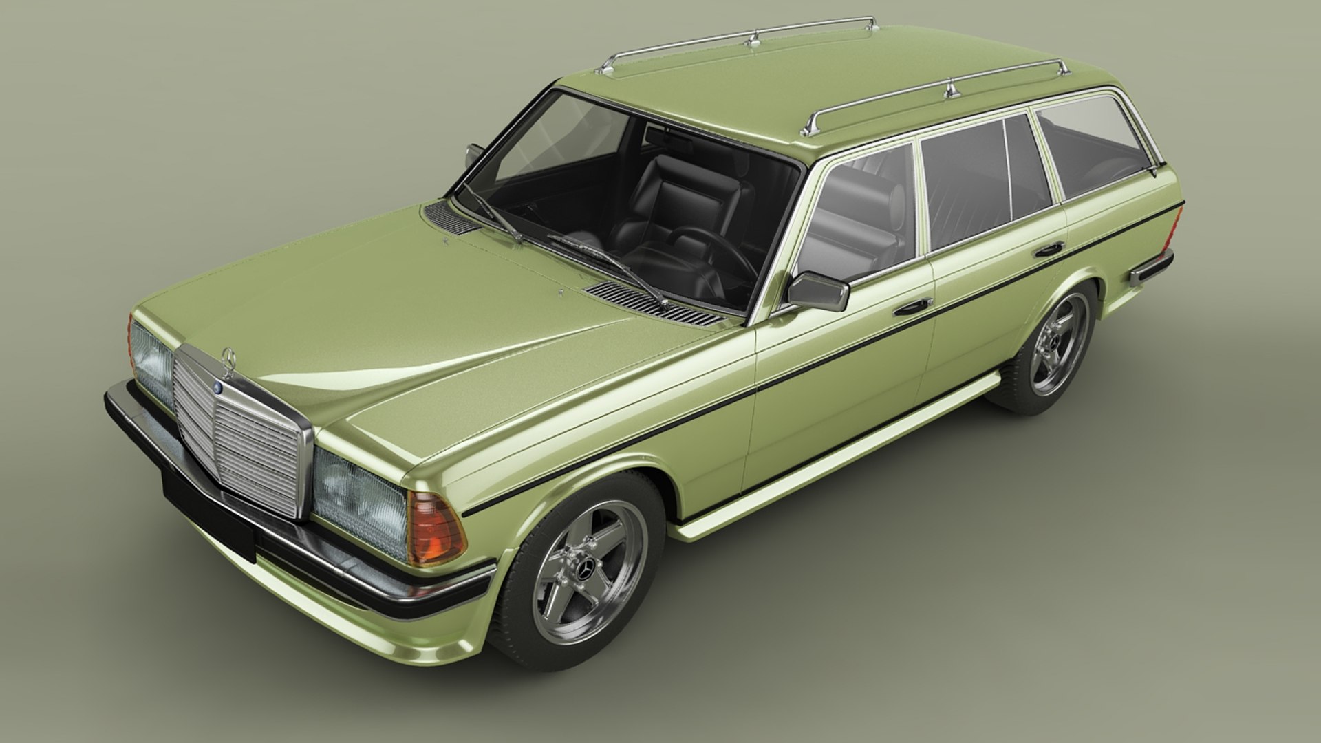 Mercedes-Benz W123 AMG Wagon 3D - TurboSquid 2100694