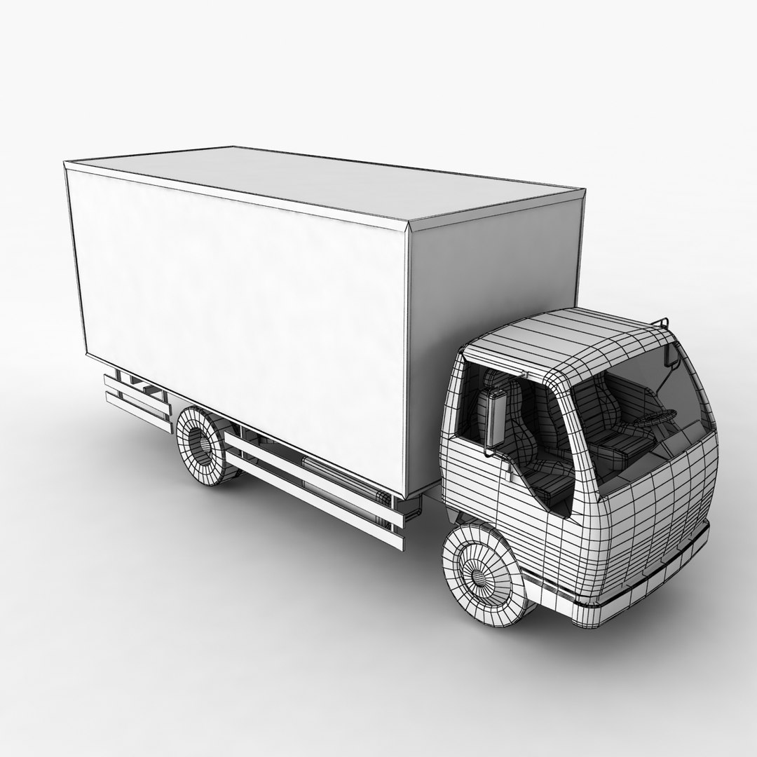 3d Isuzu Truck Model
