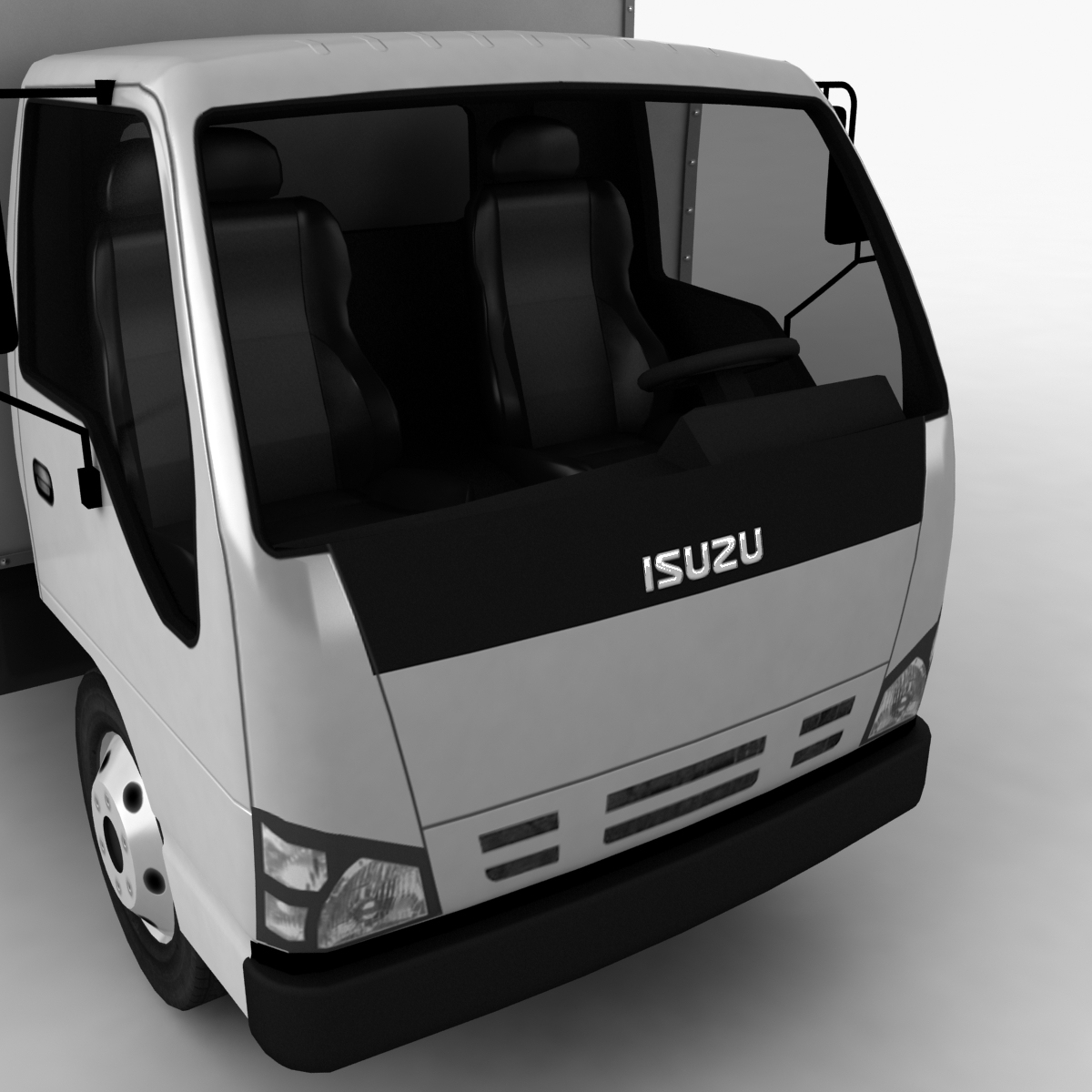 3d isuzu truck model