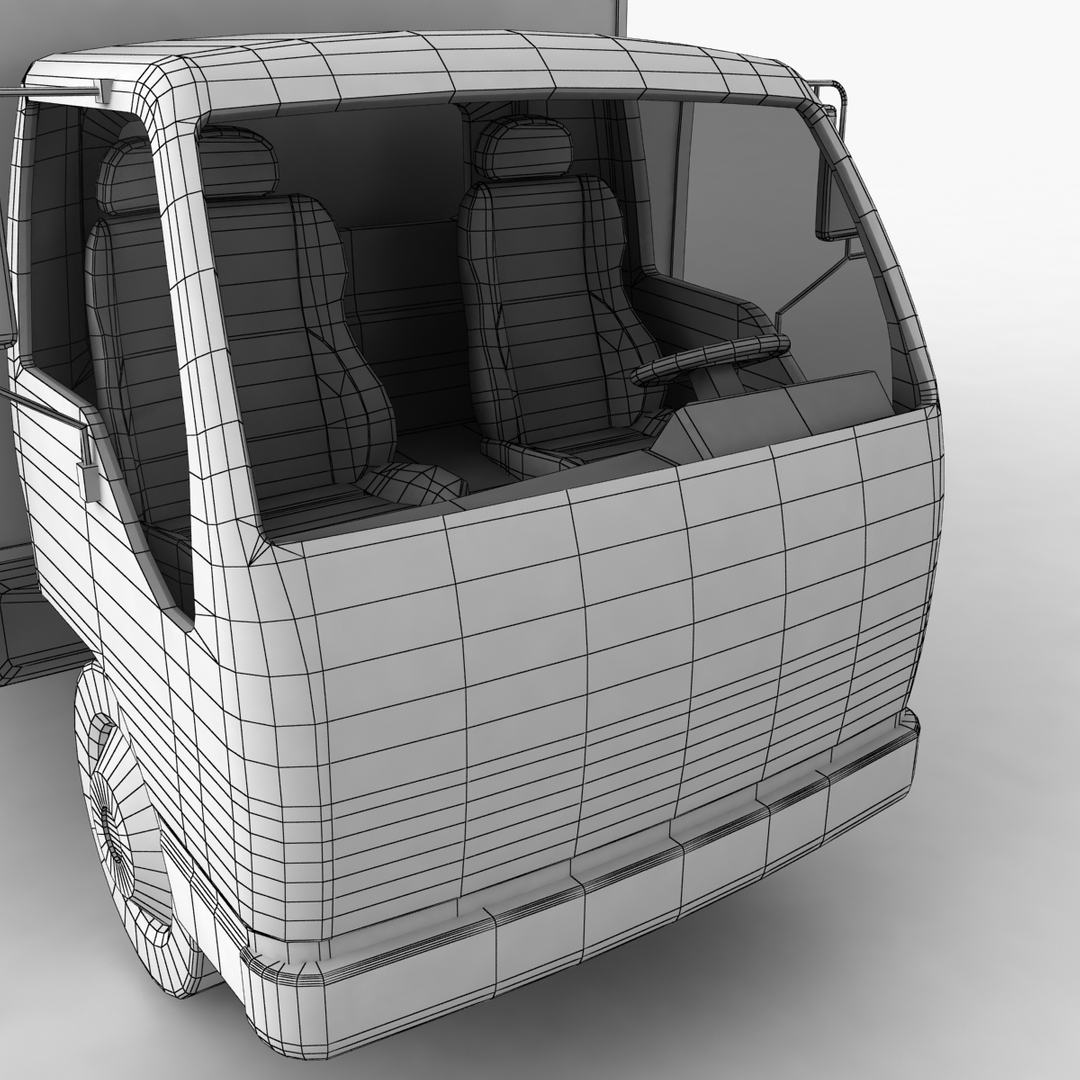 3d isuzu truck model