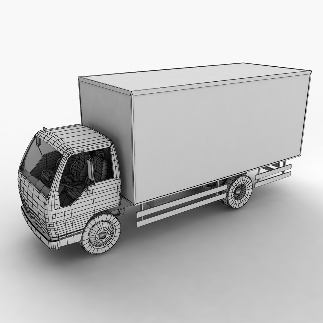 3d Isuzu Truck Model