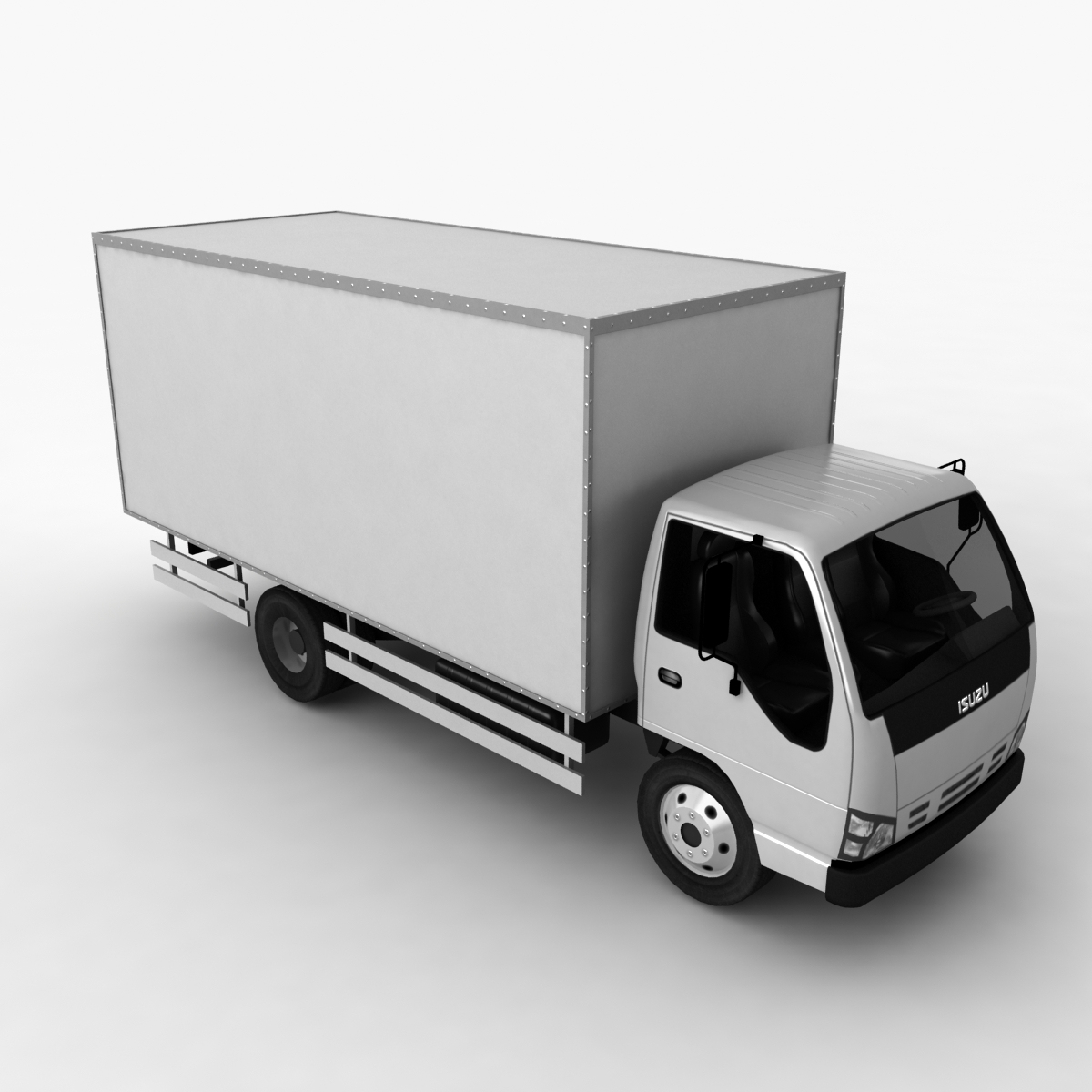 3d isuzu truck model