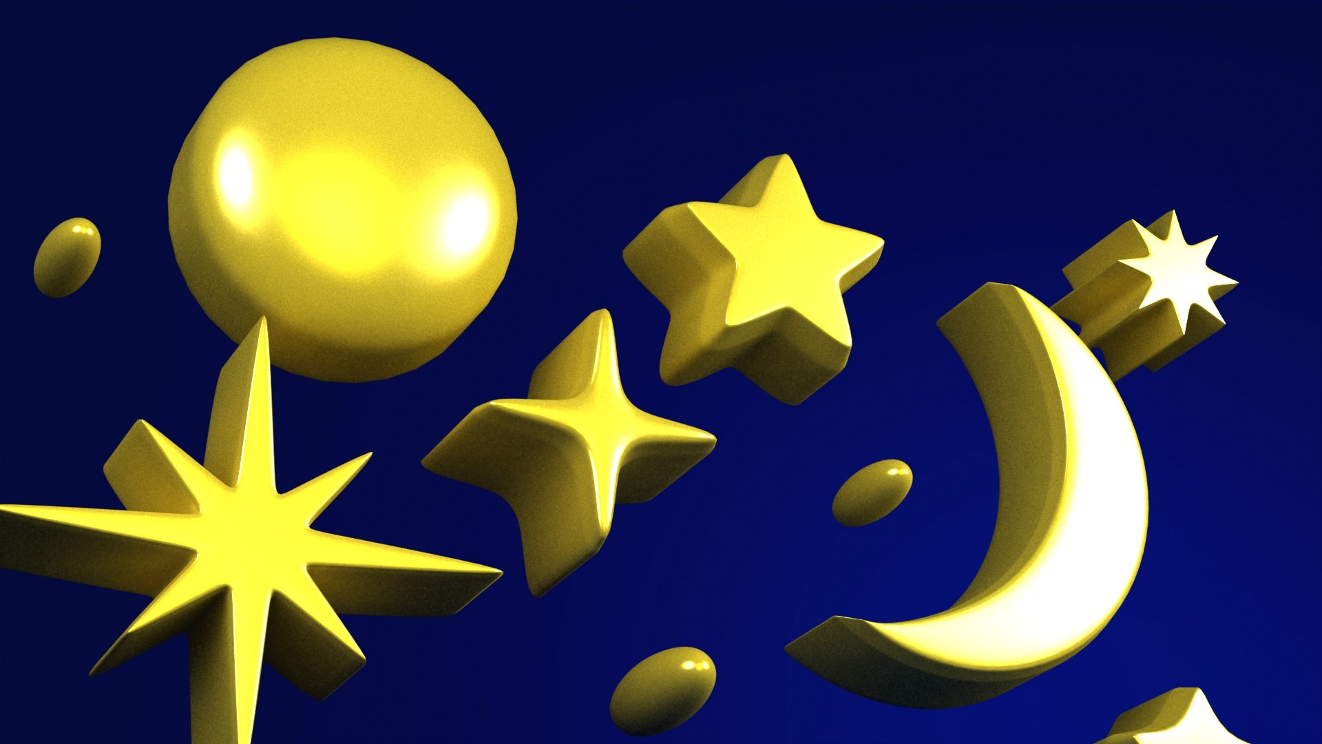 3D Cartoon Star Pack Stars - TurboSquid 2038556