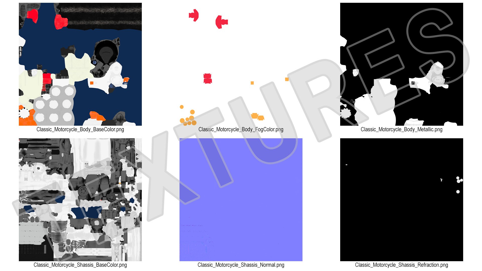 Classic Cruiser Motorcycle 3D - TurboSquid 2325250