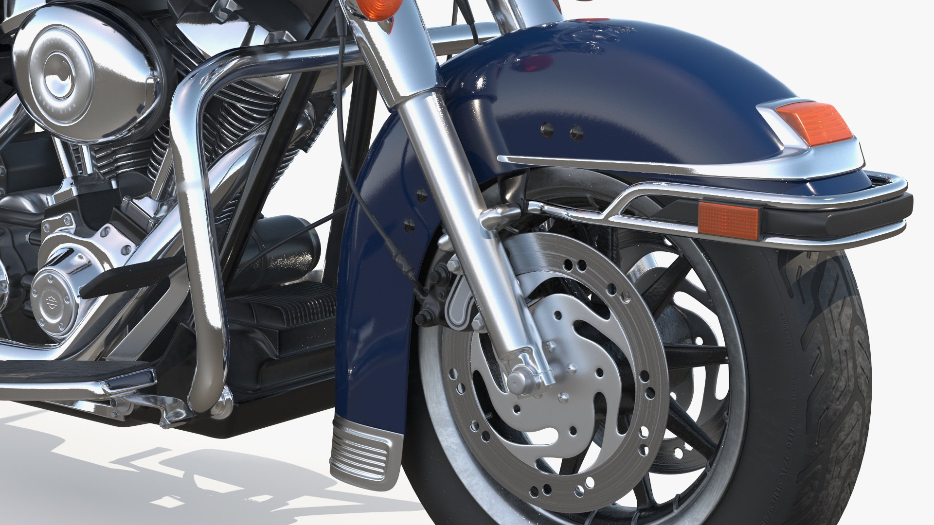 Classic Cruiser Motorcycle 3D - TurboSquid 2325250