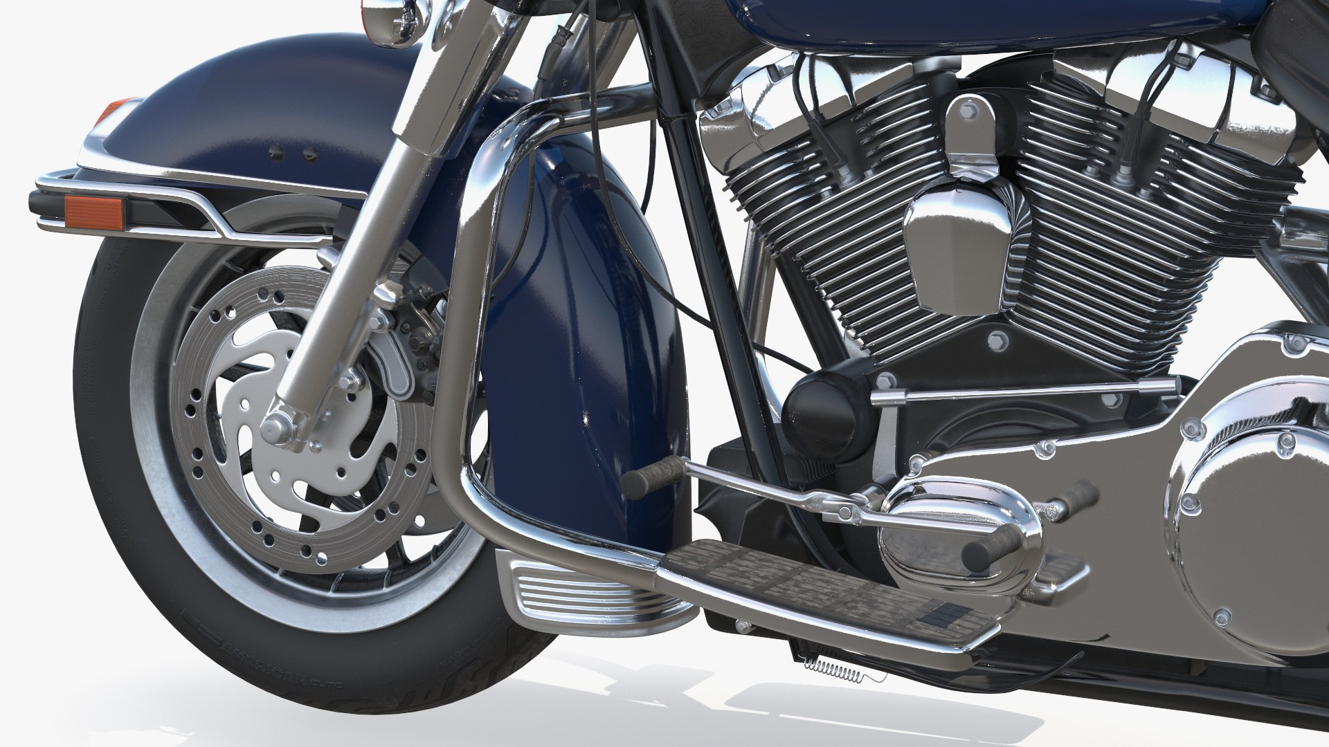 Classic Cruiser Motorcycle 3D - TurboSquid 2325250
