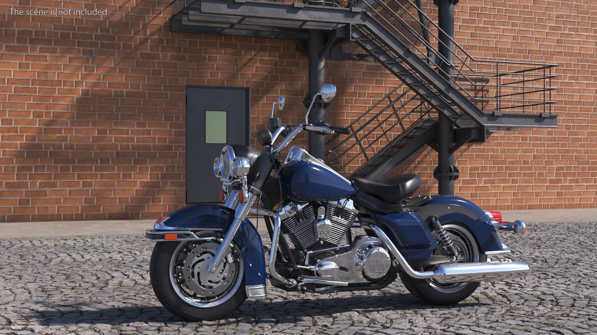 Classic Cruiser Motorcycle 3D - TurboSquid 2325250