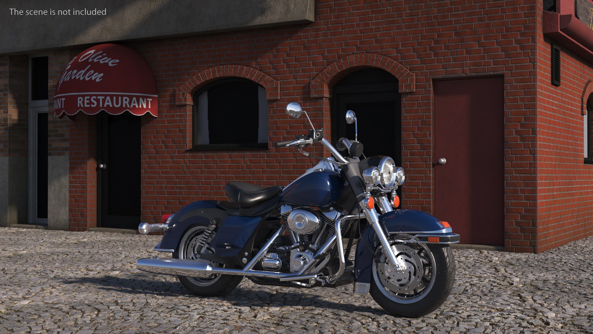 Classic Cruiser Motorcycle 3D - TurboSquid 2325250