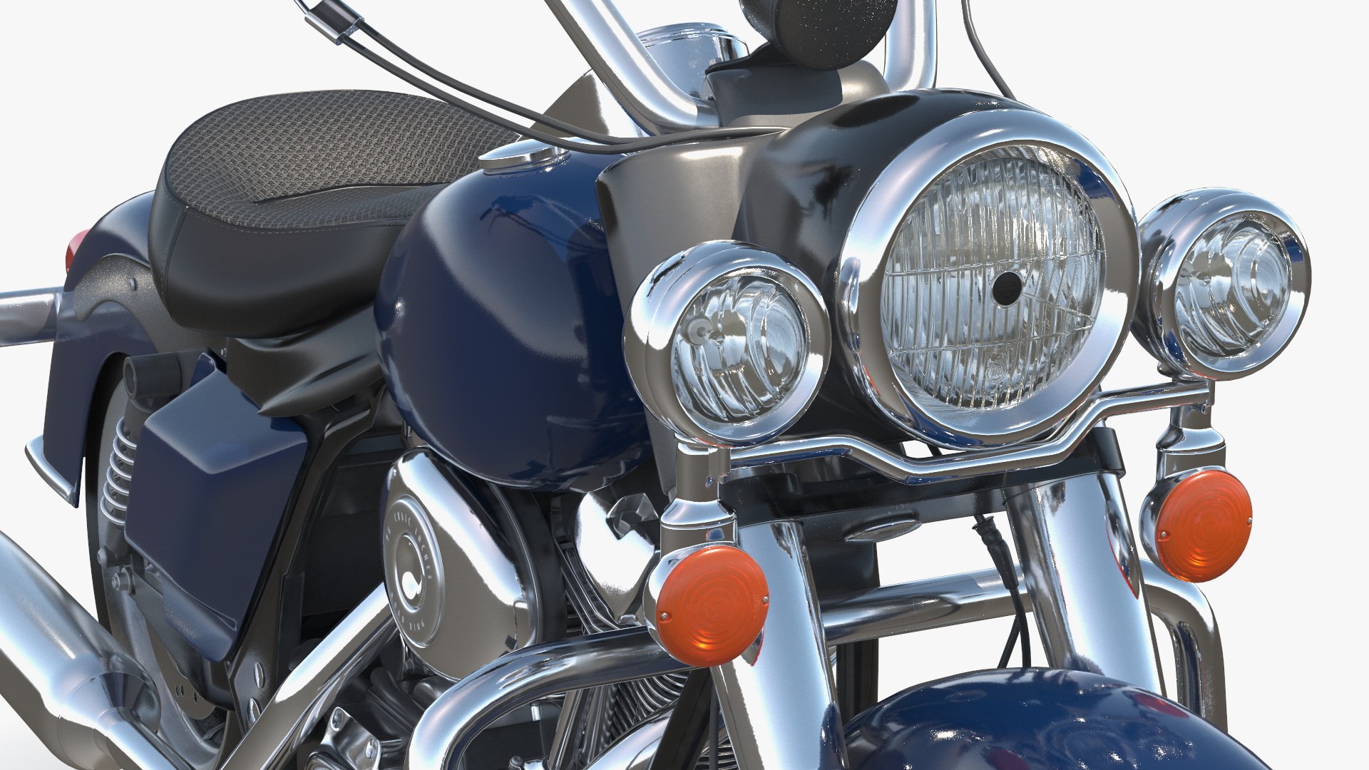 Classic Cruiser Motorcycle 3D - TurboSquid 2325250