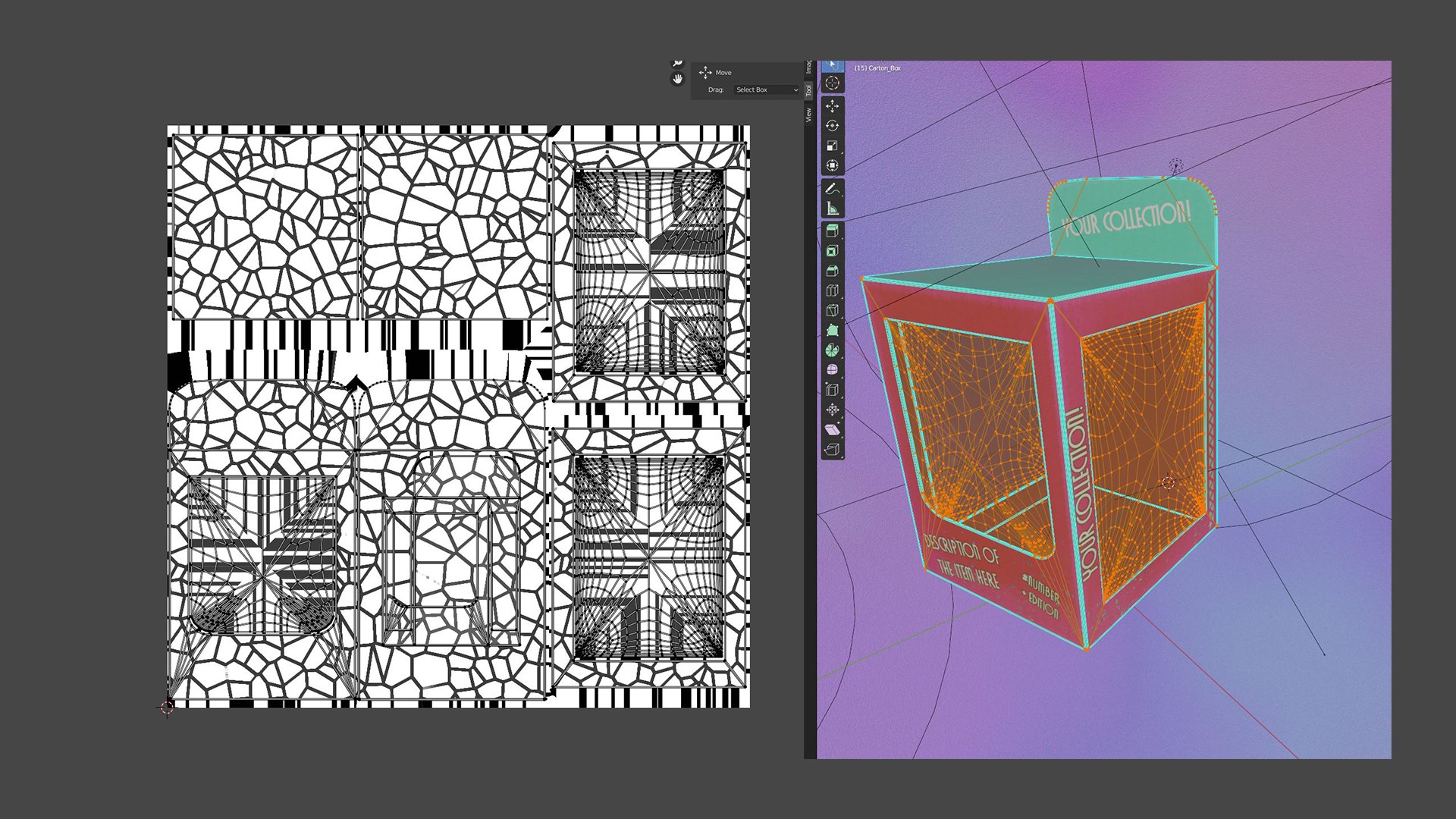 NFT Collectible Box Template Animated In Blender 3D Model - TurboSquid ...