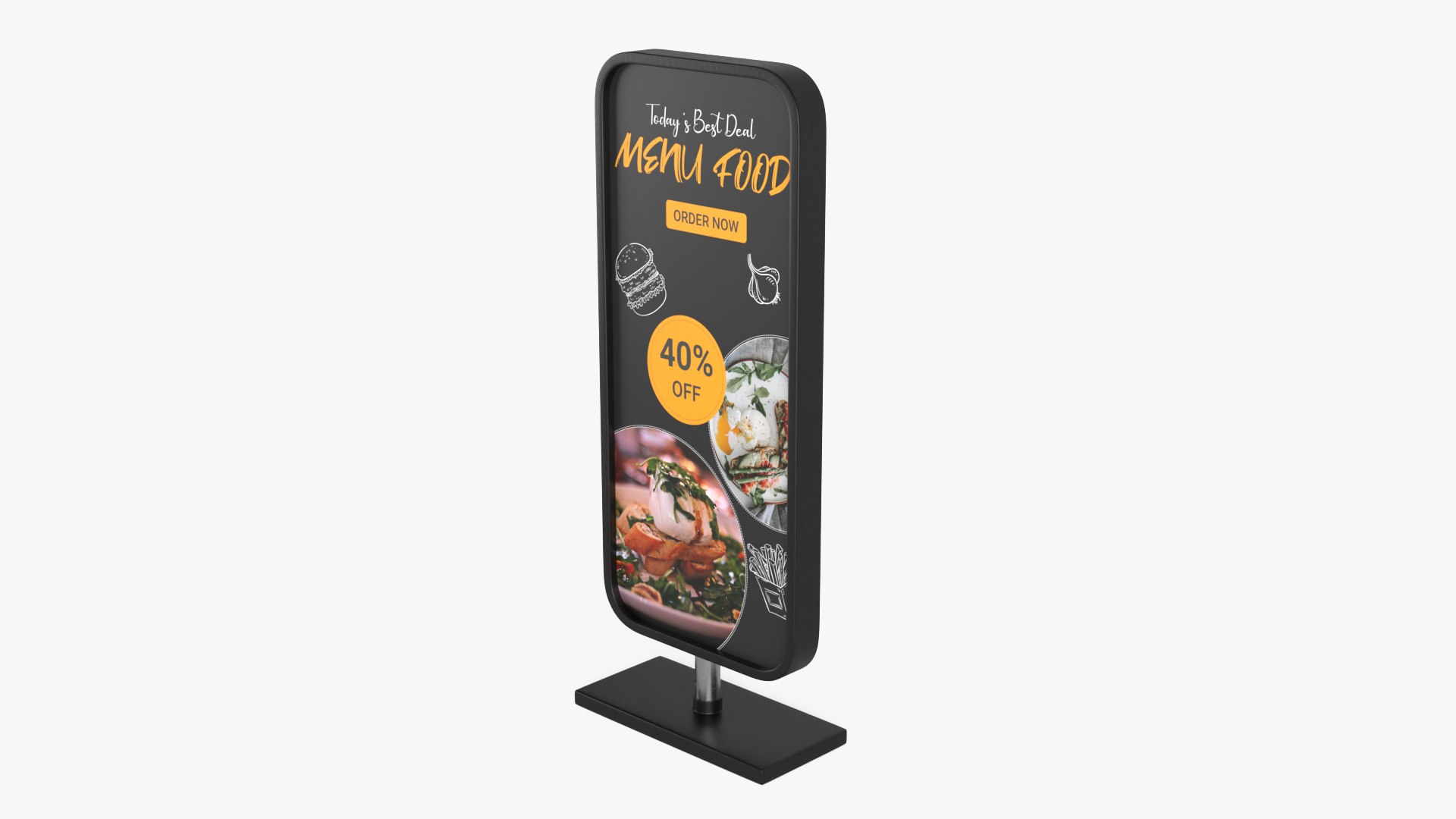 3D Advertising Stand - TurboSquid 1850142
