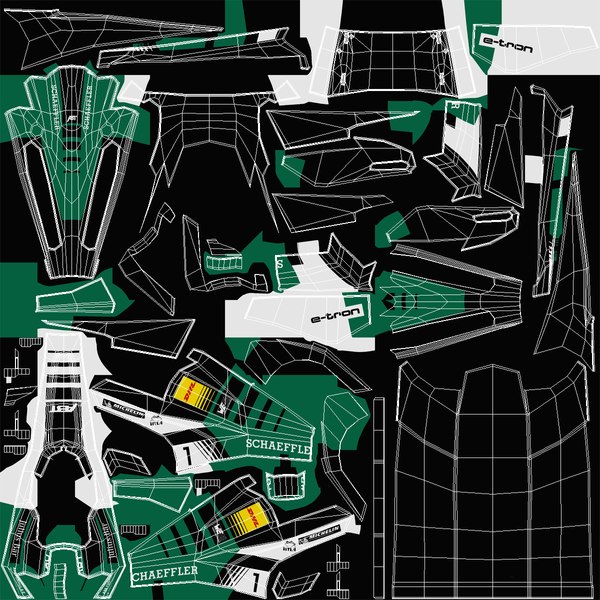 3D audi e-tron fe05 formula - TurboSquid 1337197