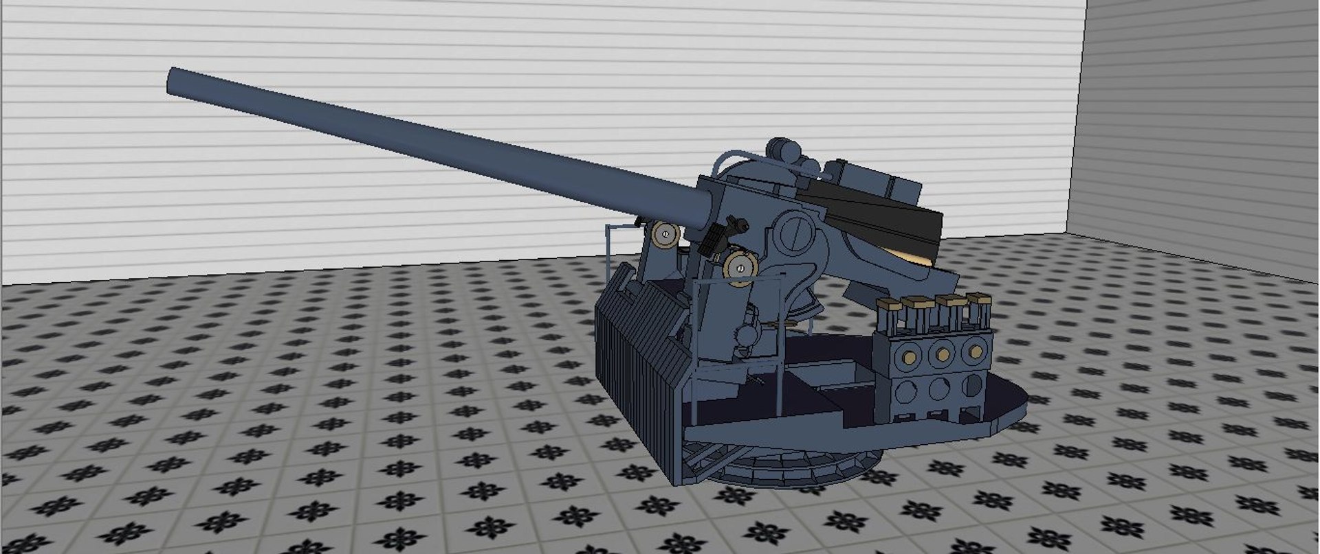 5 Inch 38 Caliber 3D Model - TurboSquid 1458330