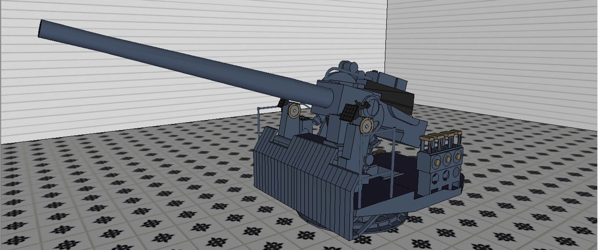 5 Inch 38 Caliber 3D Model - TurboSquid 1458330