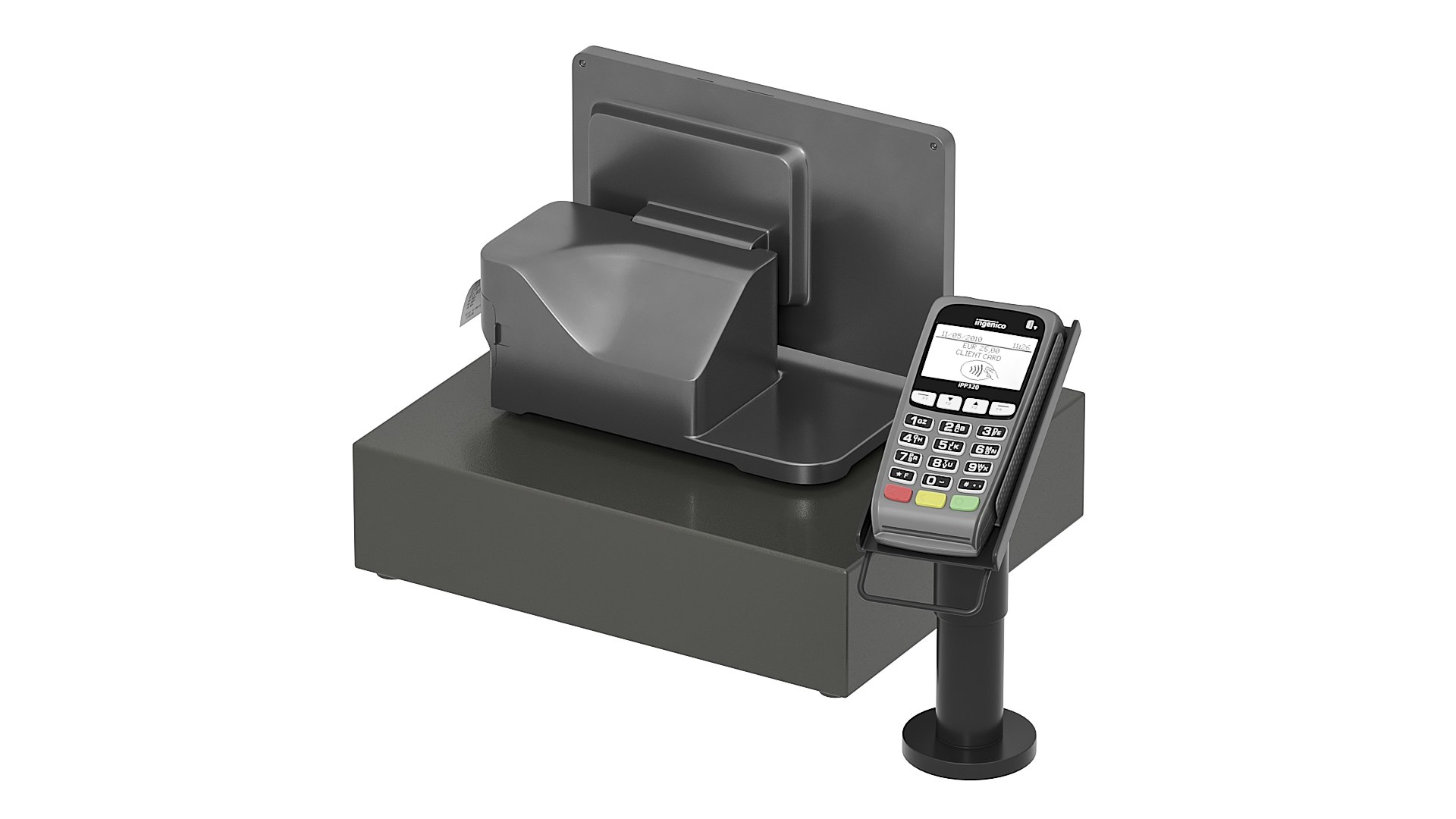 3D Payment Cash Cashbox - TurboSquid 1674265