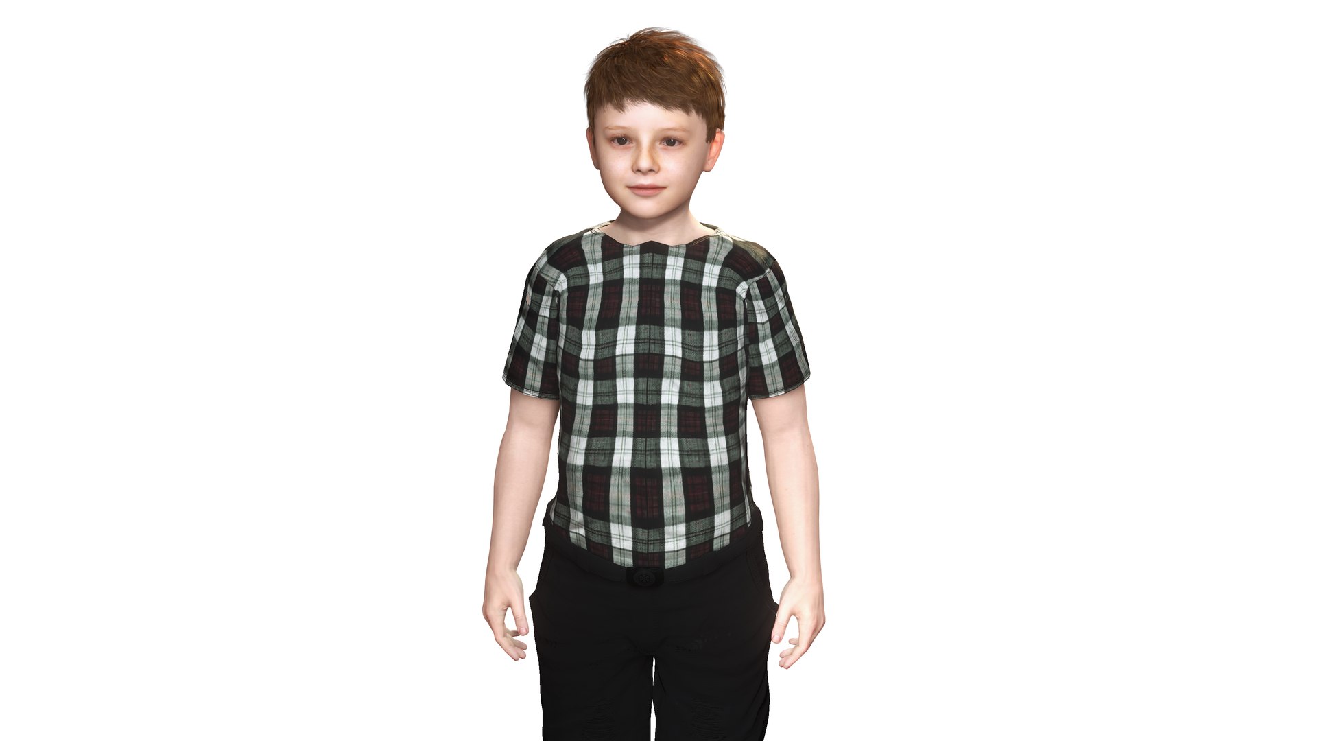 3D AAA 3D REALISTIC HUMAN RIGGED CHARACTER -EUROPEAN KIDS BOY 01 ...